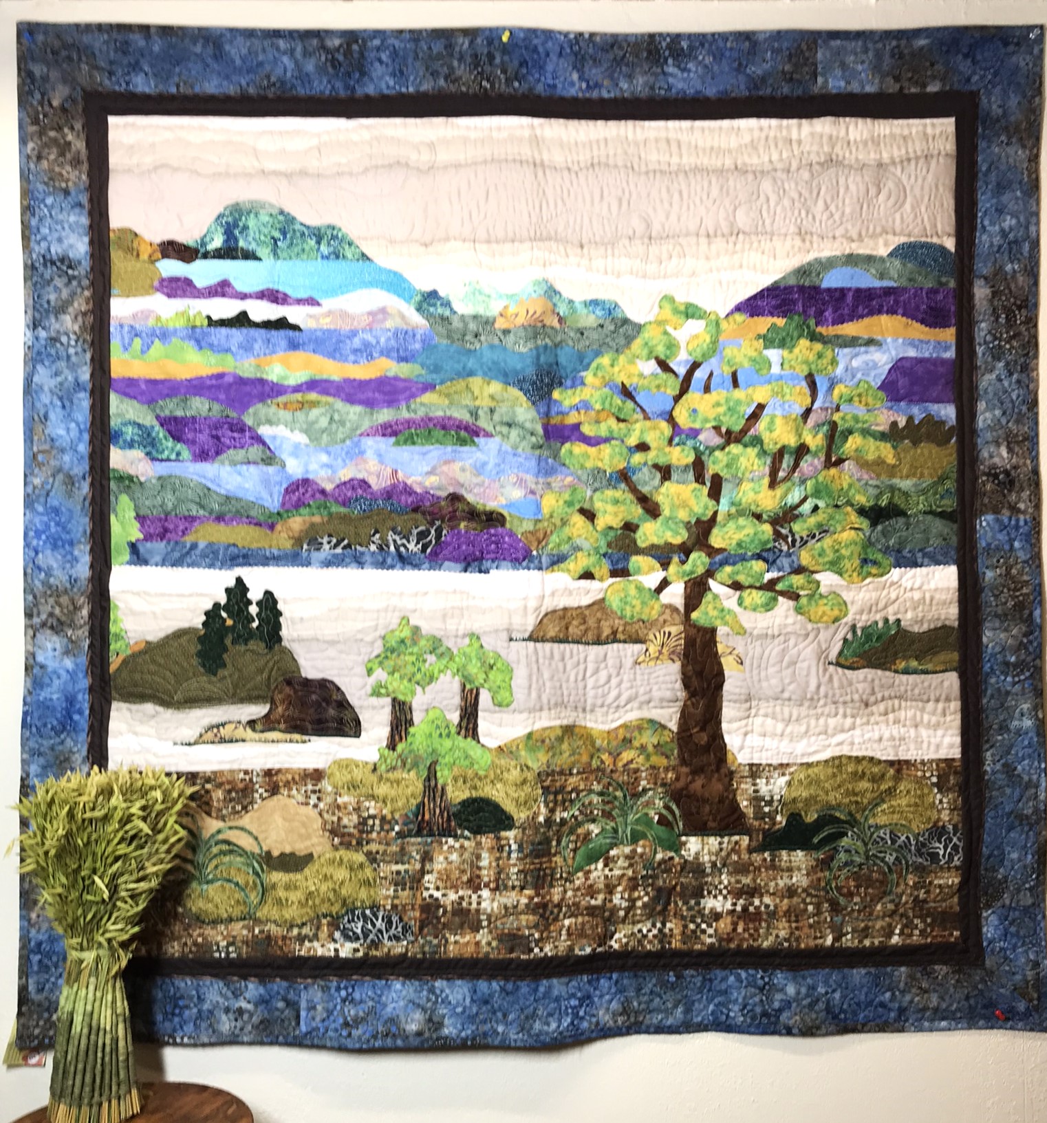 Quilt Landscape Materials Summertime Quilting Pattern By Zen Chic
